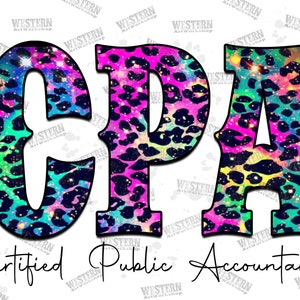 Certified Public Accountant CPA Png Sublimation Design - DIGITAL DESIGN ...