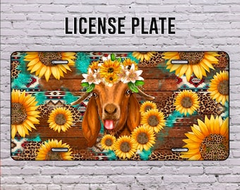 Goat License Plate - Etsy