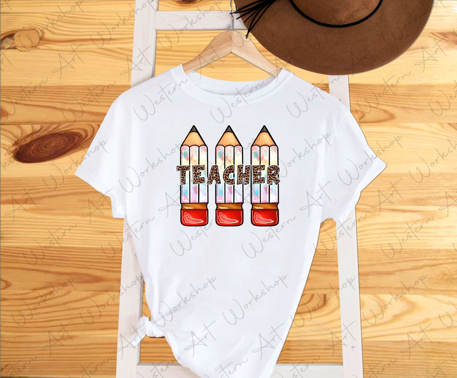 Teacher Pencils Png Pencils Sublimation Png Tie Dye Pencils - Etsy