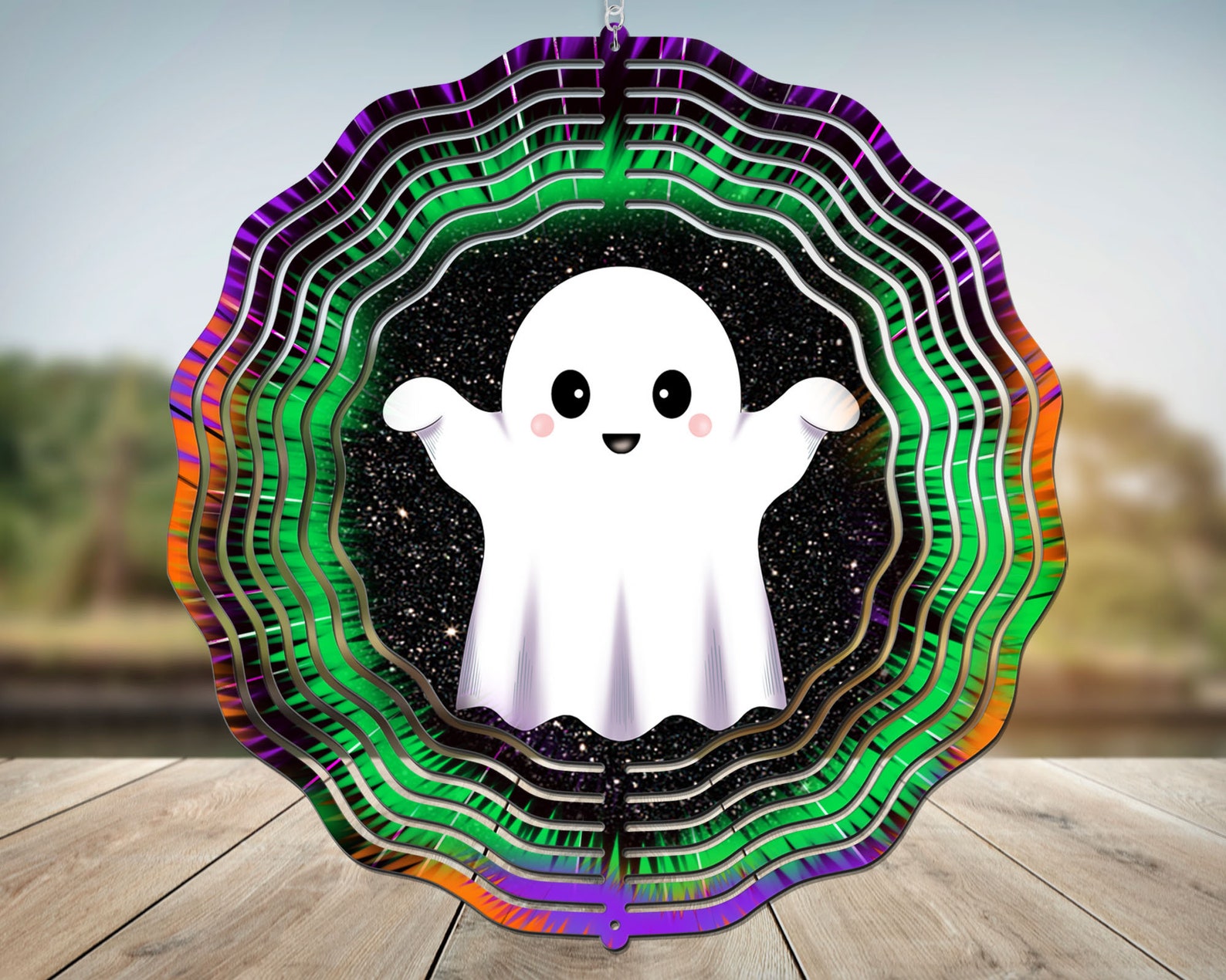 Ghost Wind Spinner Sublimation Png Wind Spinner Png - Etsy