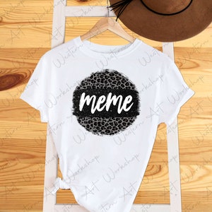 Black Leopard Meme Circle Png, Meme Sublimation Png, Meme Png, Glitter ...