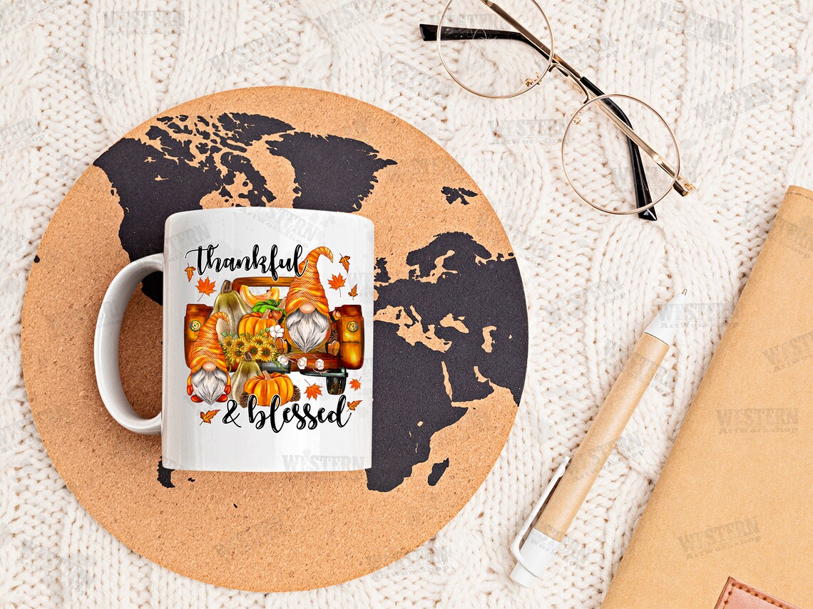 Thankful Blessed Gnomes Truck Png Sublimation Designs - Etsy