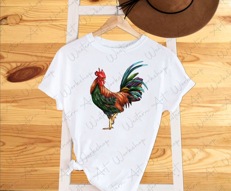 Rooster Png Sublimation Designwestern Rooster Png Rooster - Etsy