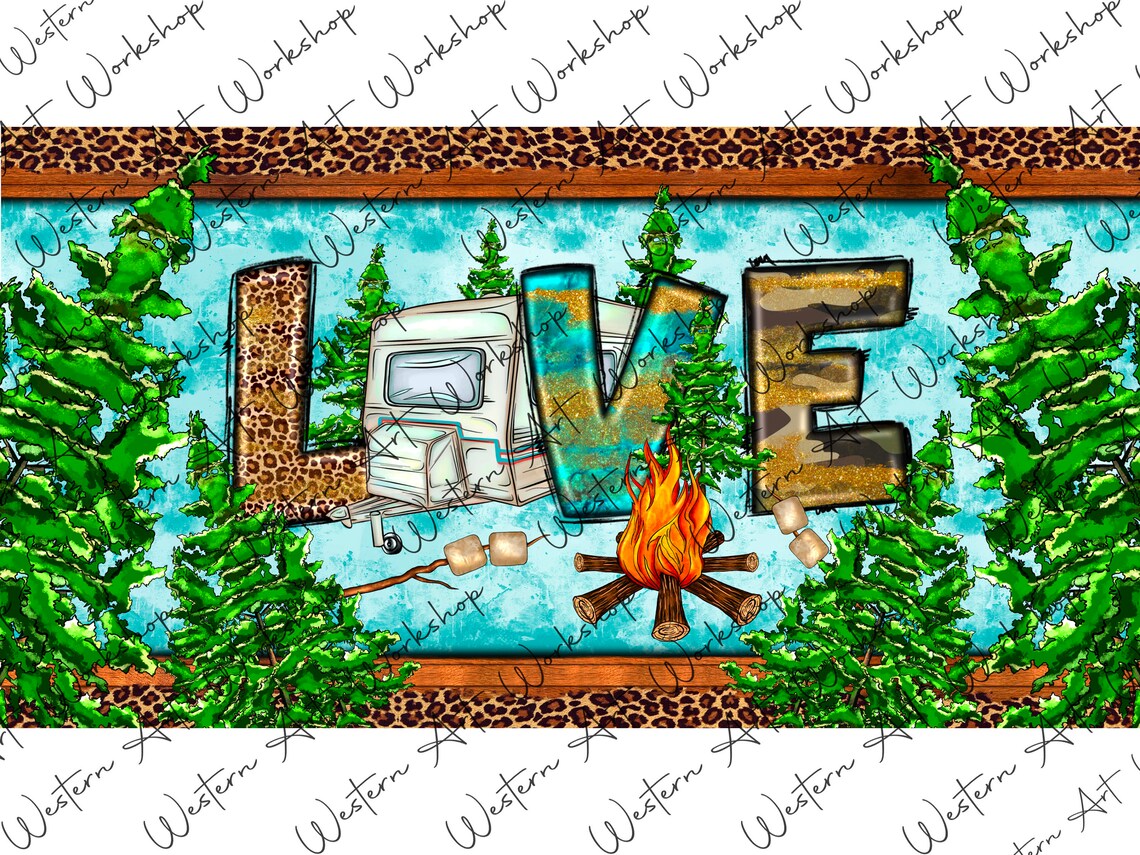 Love Camping License Plate Png Camping License Plate Png - Etsy