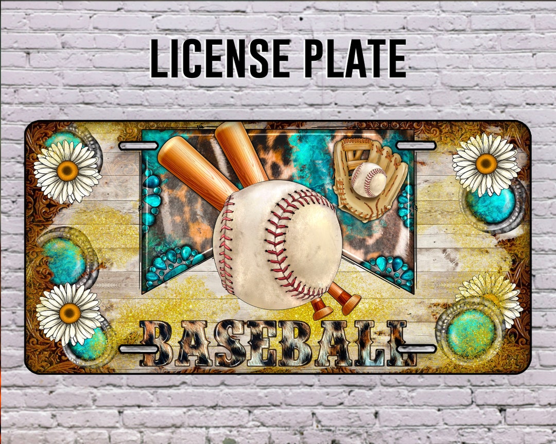 Baseball License Plate, Baseball License Plate Png, Gemstone Png, Sport ...