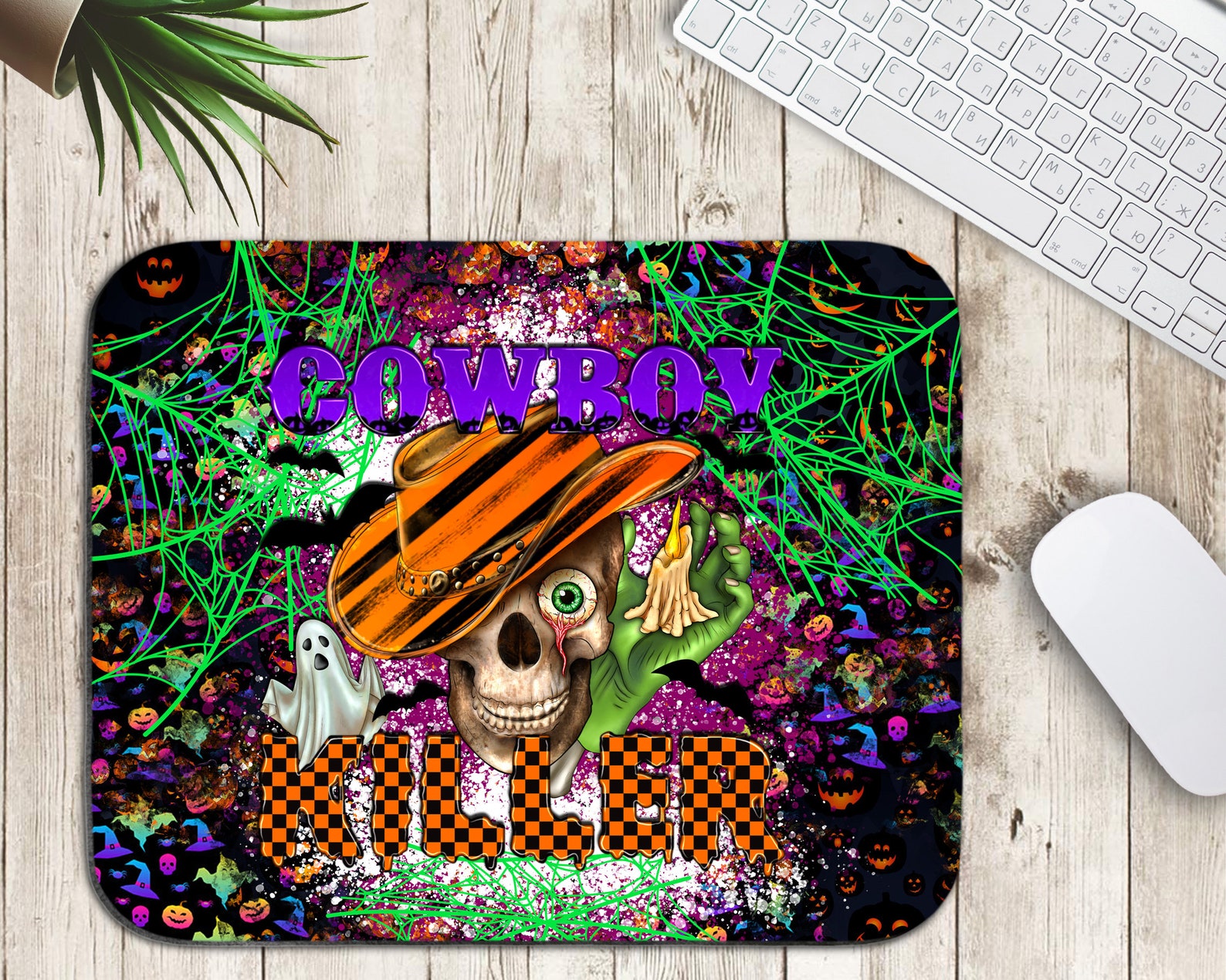 Cowboy Killer Mouse Png Pad Sublimation Designcowboy Mouse - Etsy