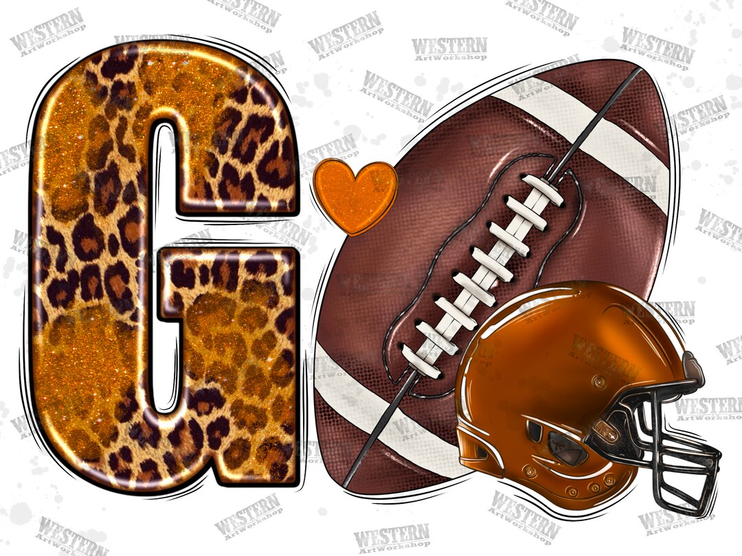 Western Go Football Png Sublimation Design, Football Ball Png, Football ...