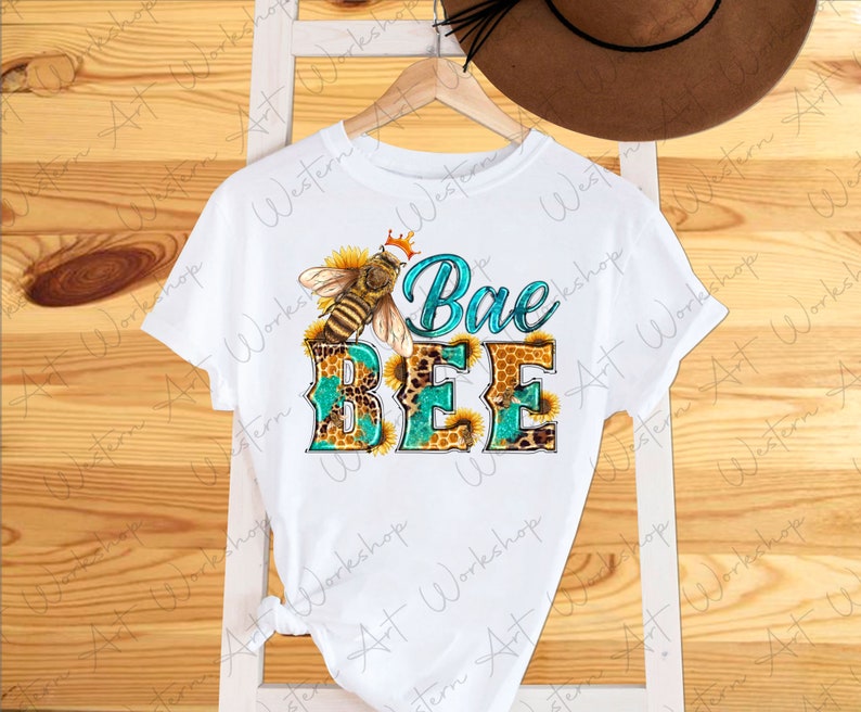 Bae Bee With Crown and Sunflower Png Bae Bee Png Bee Png | Etsy