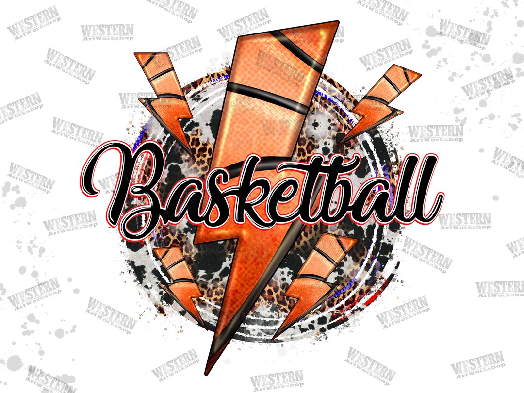 Basketball Lightning Design Png, Digital Download Png,sports ...