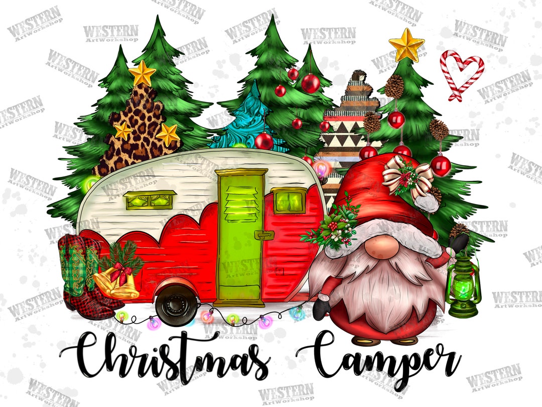 Christmas Camper Png, Merry Christmas Png,caravan Png,christmas Camper ...
