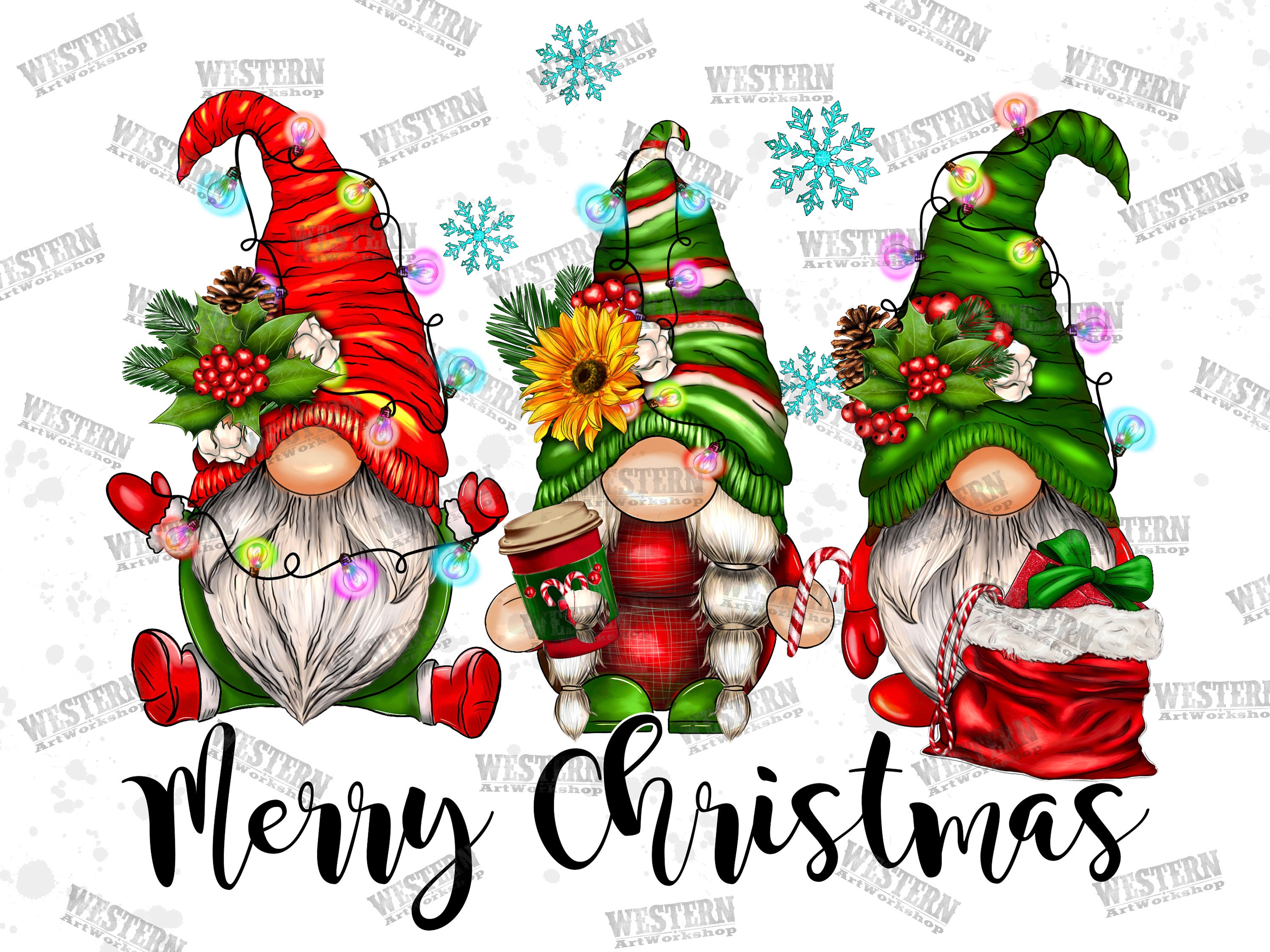 Merry Christmas Gnomes Png Christmas Gnomes Png Christmas - Etsy