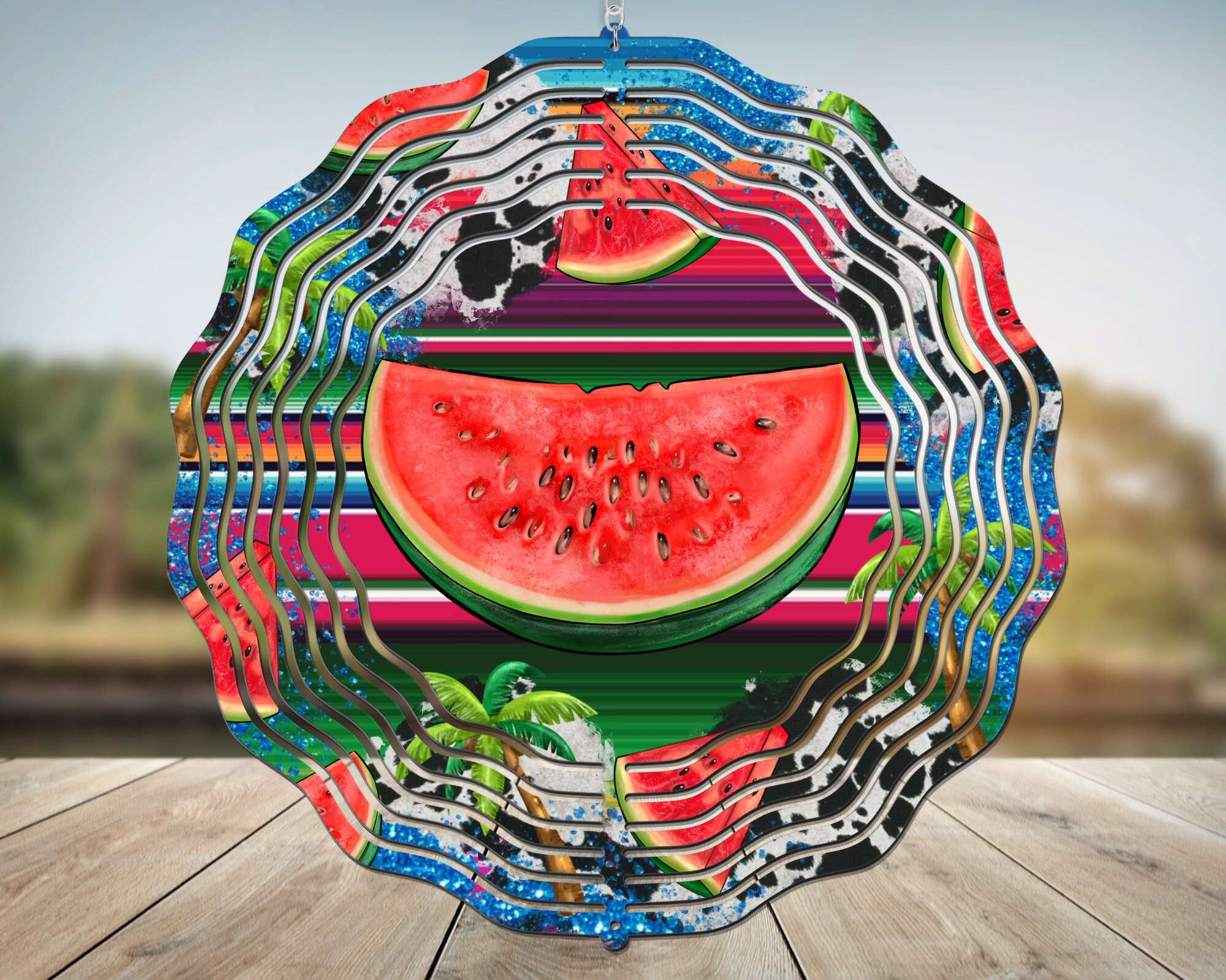 Summer Watermelon Wind Spinner Png Watermelon Wind - Etsy