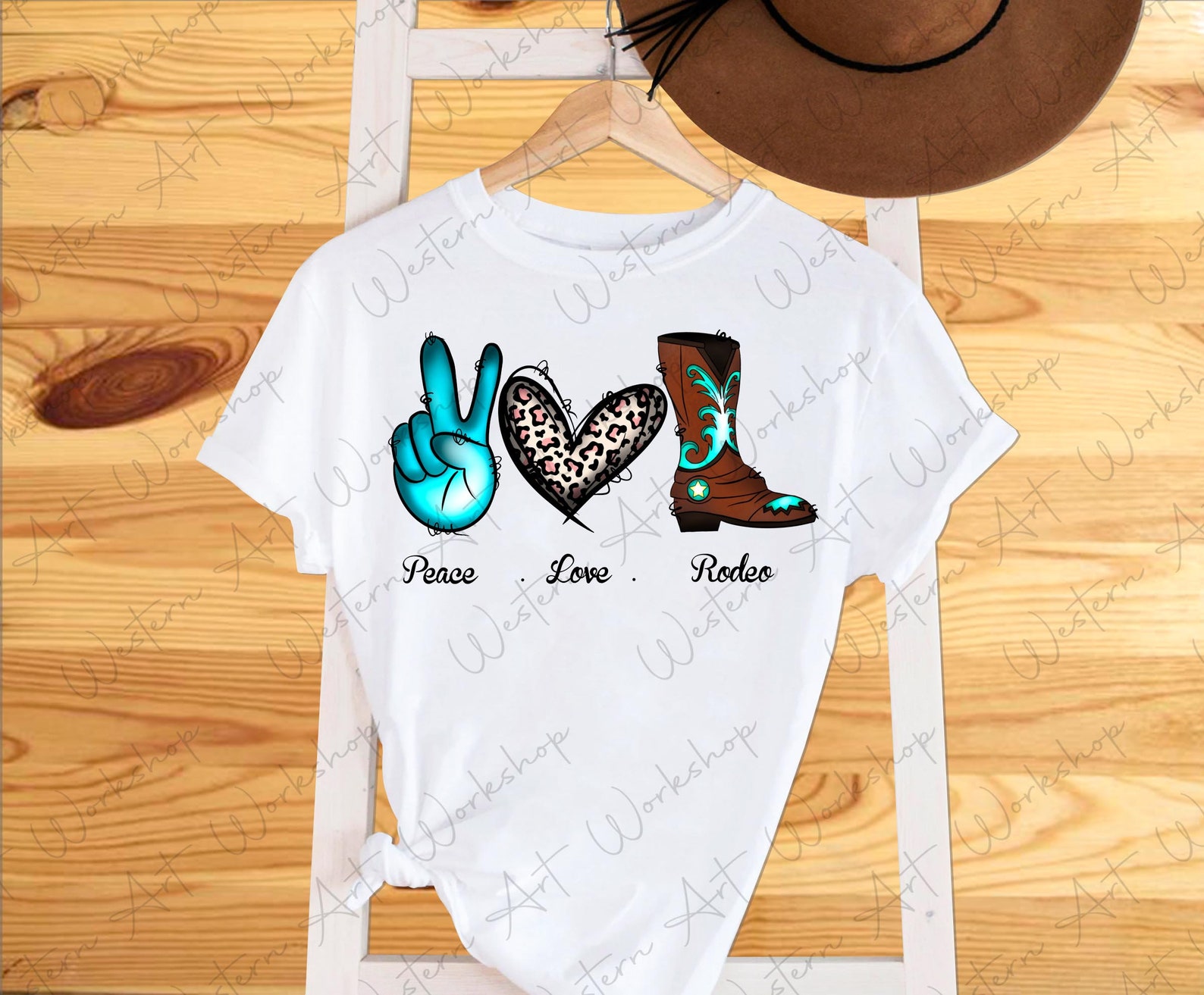 Peace Love Rodeo Png Western Boots Png Rodeo Png Western | Etsy