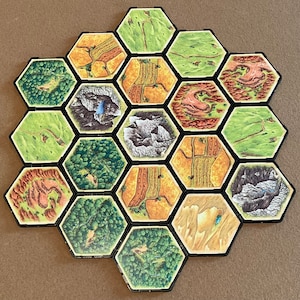 Catan Magnetic Frames: Sturdy 3d-printed Set for Improved Gameplay - Etsy