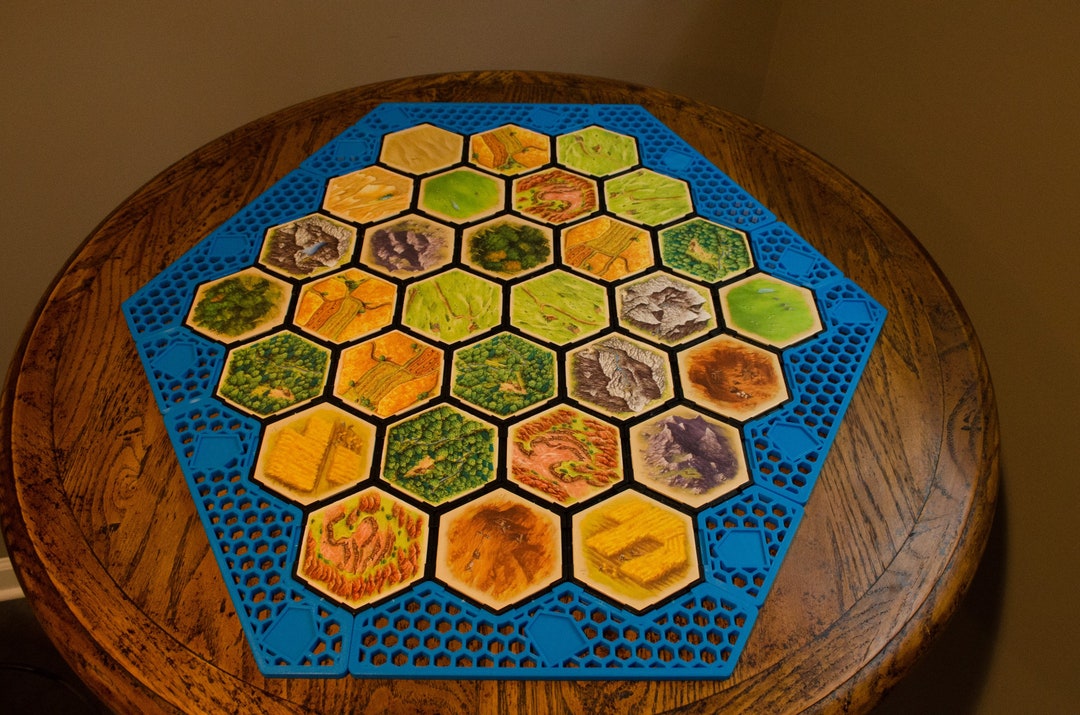 Catan Magnetic Frames: Sturdy 3d-printed Set for Improved Gameplay - Etsy