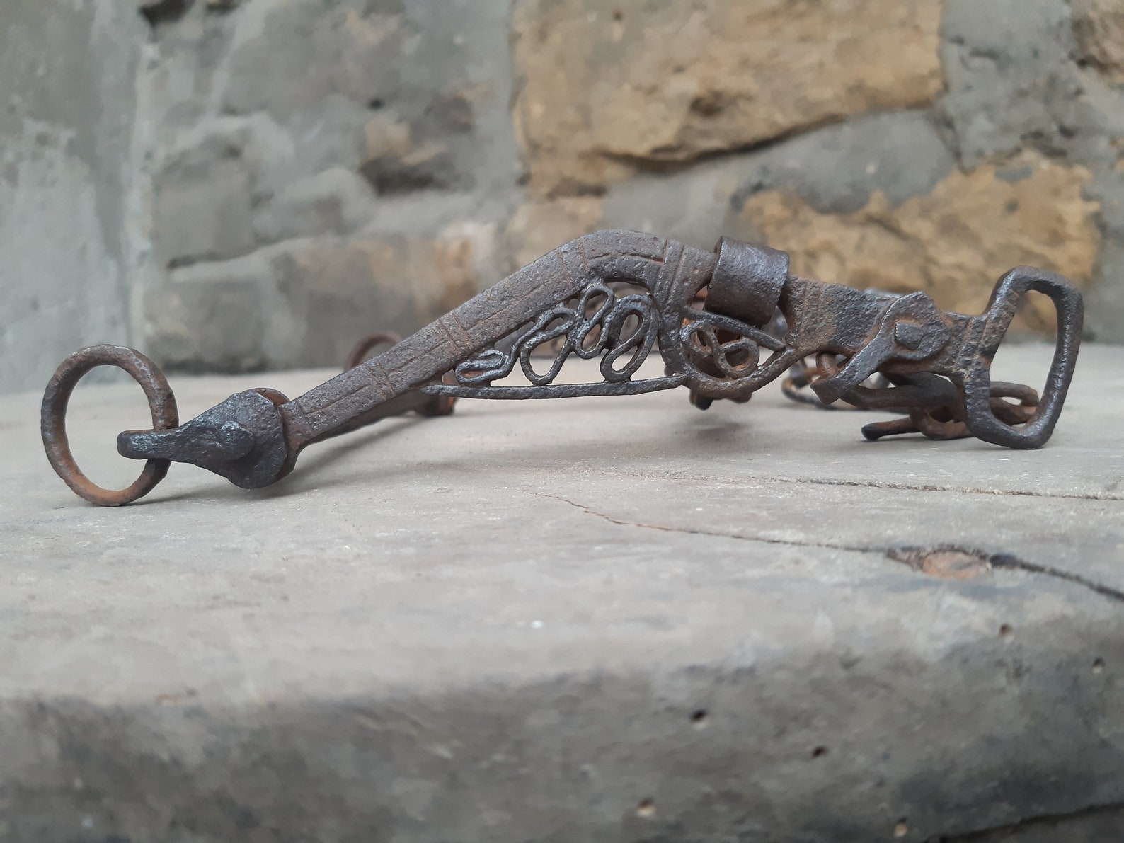 RARE Early 19th Century Ottoman Empire Horse Bridle,forged Horse Bridle ...