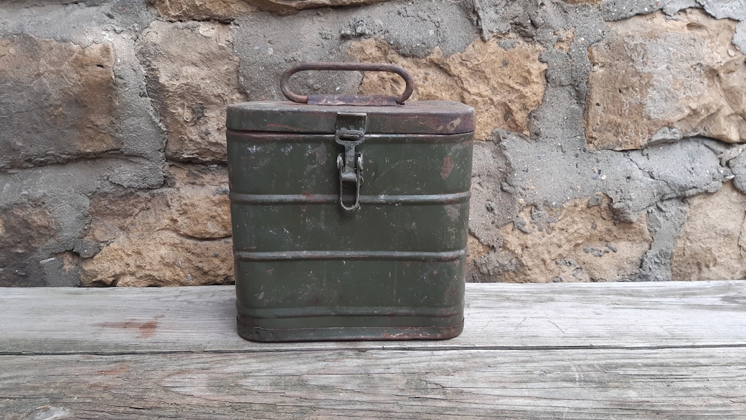 Old Army Box,vintage Military Box,tin Box,collectible Item,militaria - Etsy