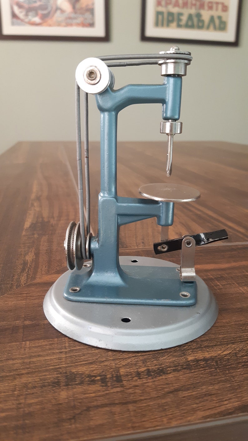 Old German Model of Drilling Machine,vintage 70s ,genuine Wilesco ...