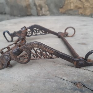 RARE Early 19th Century Ottoman Empire Horse Bridle,forged Horse Bridle ...