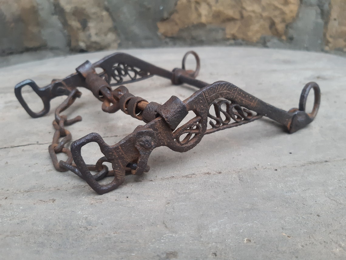 RARE Early 19th Century Ottoman Empire Horse Bridle,forged Horse Bridle ...
