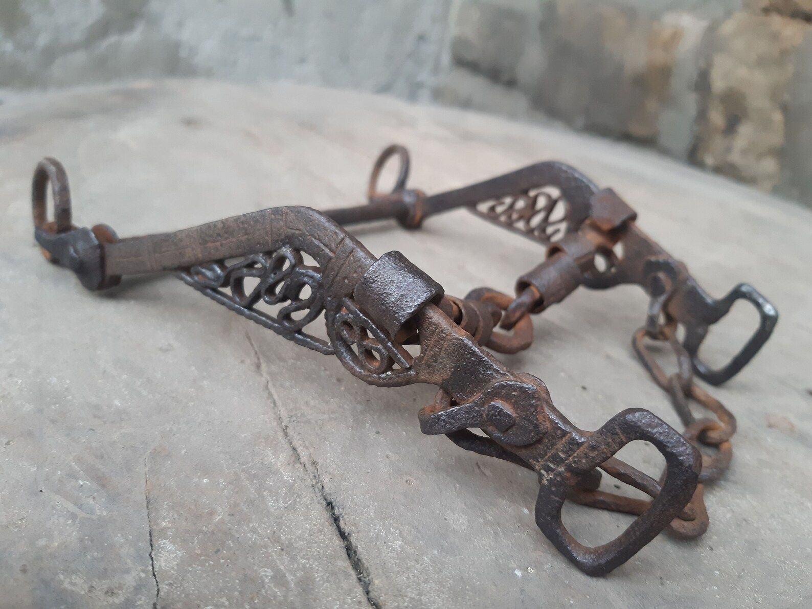 RARE Early 19th Century Ottoman Empire Horse Bridle,forged Horse Bridle ...