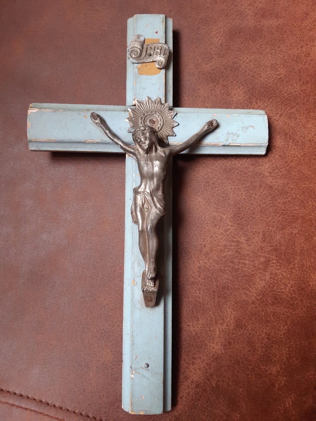 Old Wooden Cross, Late 19th-early 20th Century, Jesus Christ ...