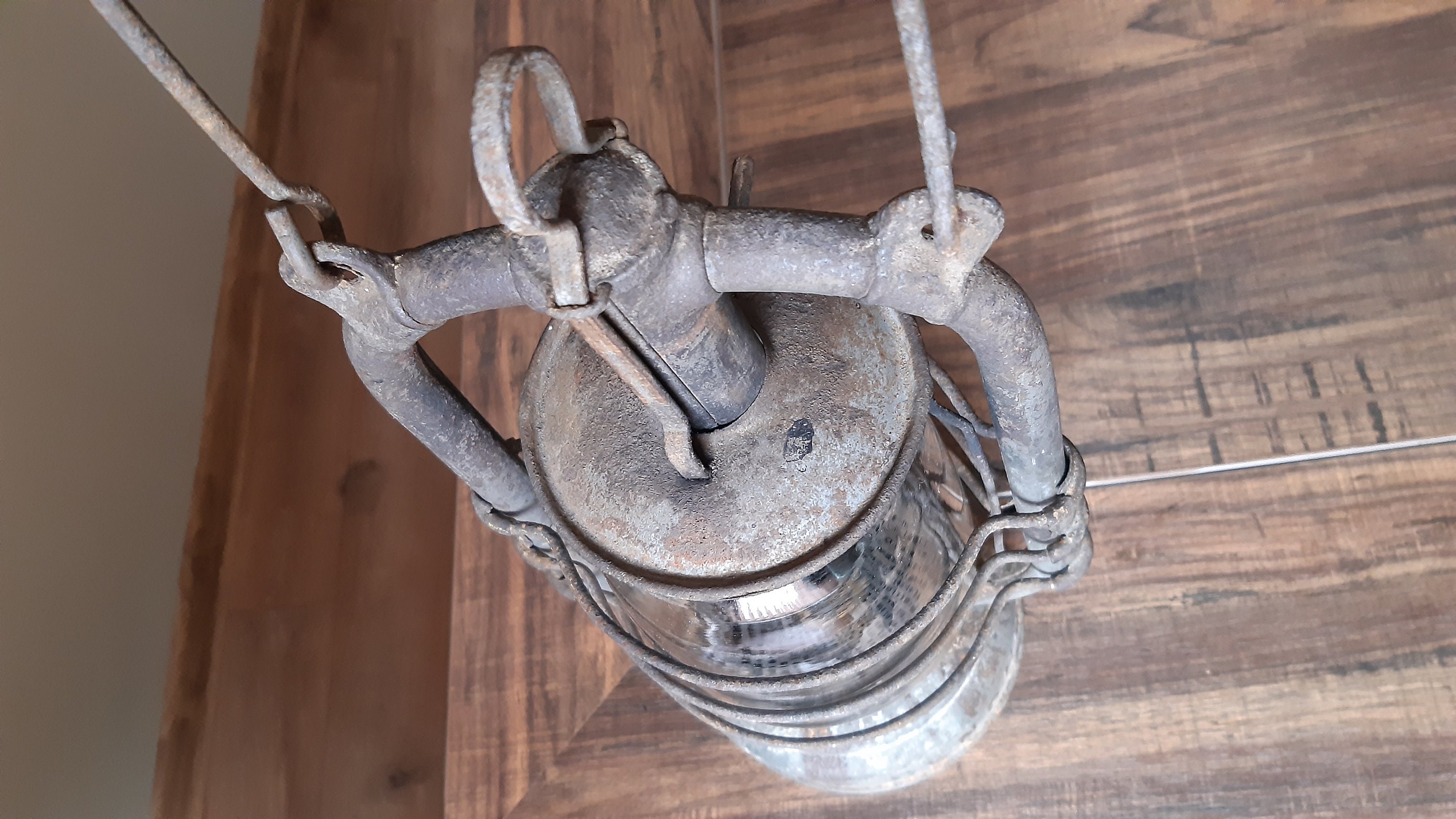 Old German Gas Lantern From the 40s, Vintage Decoration, Collector's ...