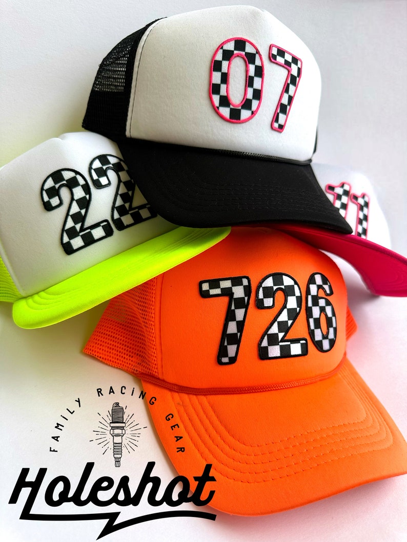 Custom Racing Trucker Hat,race Hat,custom Hat,moto Mom,motocross, Mama ...