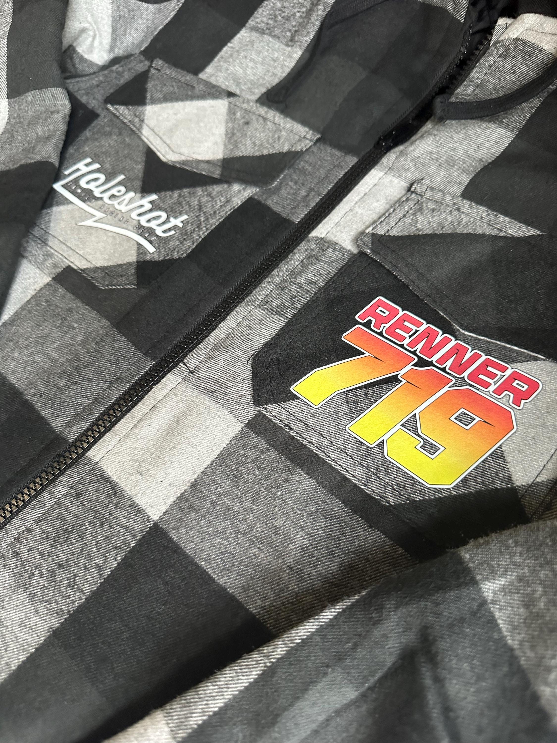 Custom Racing Flannel , Personalized Flannel, Hooded Flannel,motocross ...