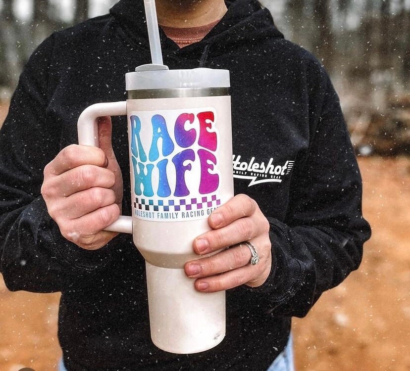 Race Mom Race Wife Sticker R Racing Race Day Checkered Stacyc ...