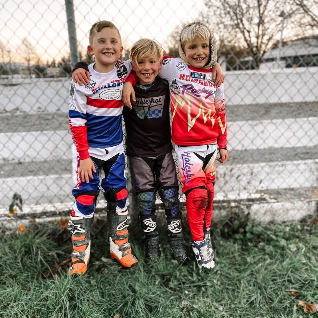 Electric Red Motocross Gear, Toddler, Youth, Child, Supercross Gear ...