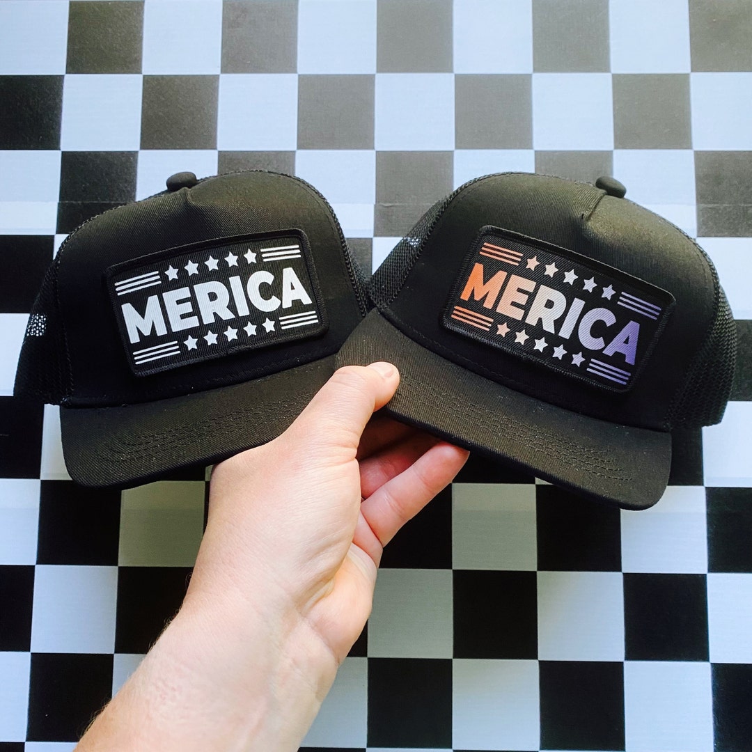 USA Trucker, 4th of July Hat, Toddler Child Youth Adult Hat, Merica, Patch Hat, Father Son ...