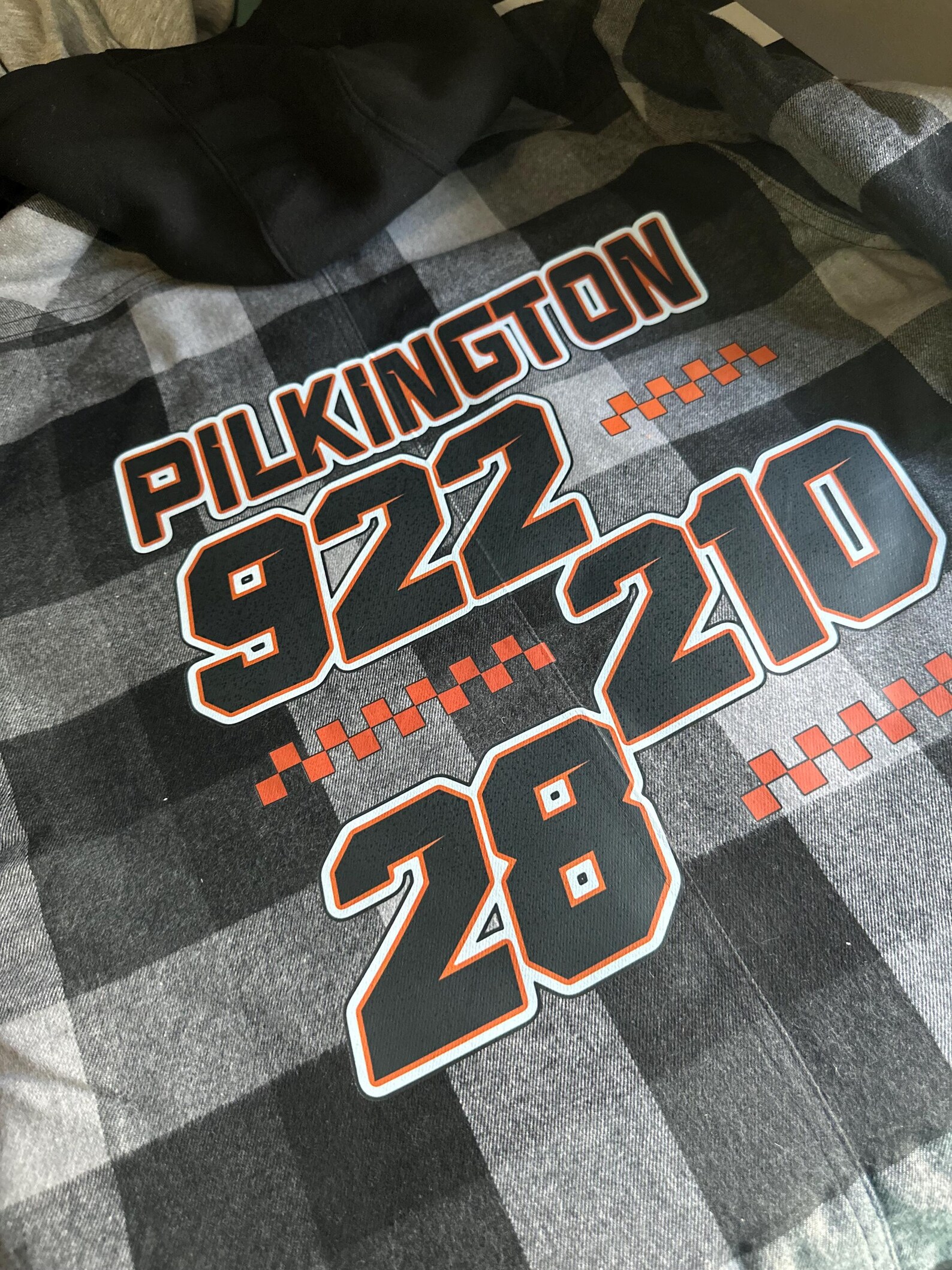 Custom Racing Flannel , Personalized Flannel, Hooded Flannel,motocross ...