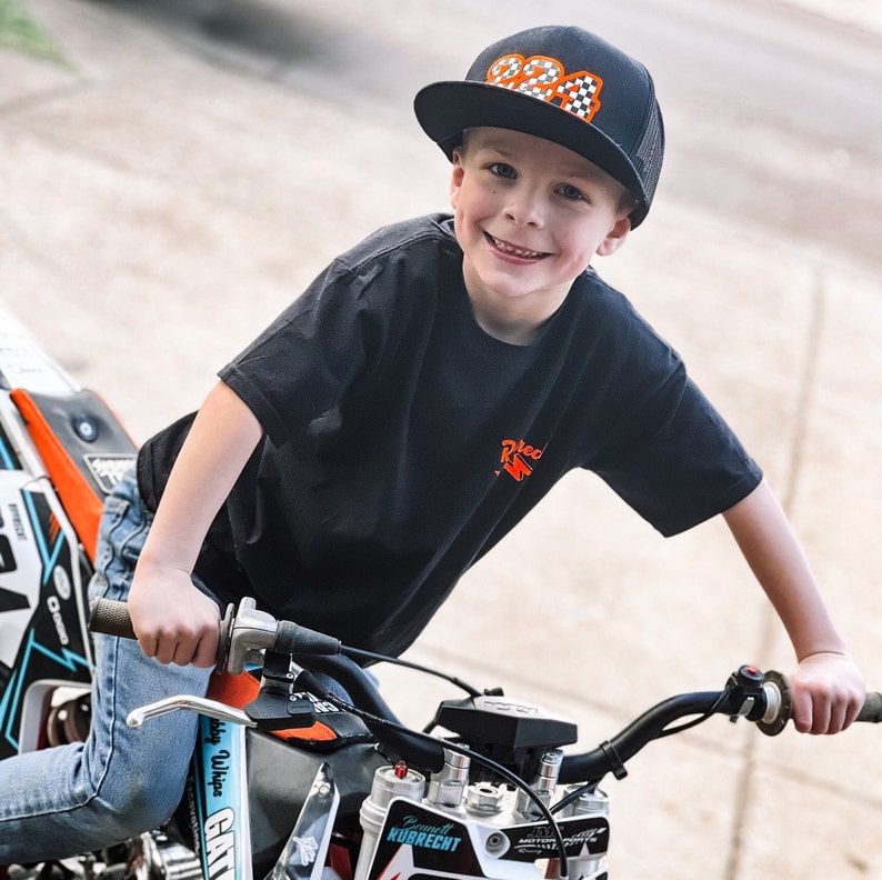 Checkered Number Hat Custom Custom Toddler Hat - Etsy