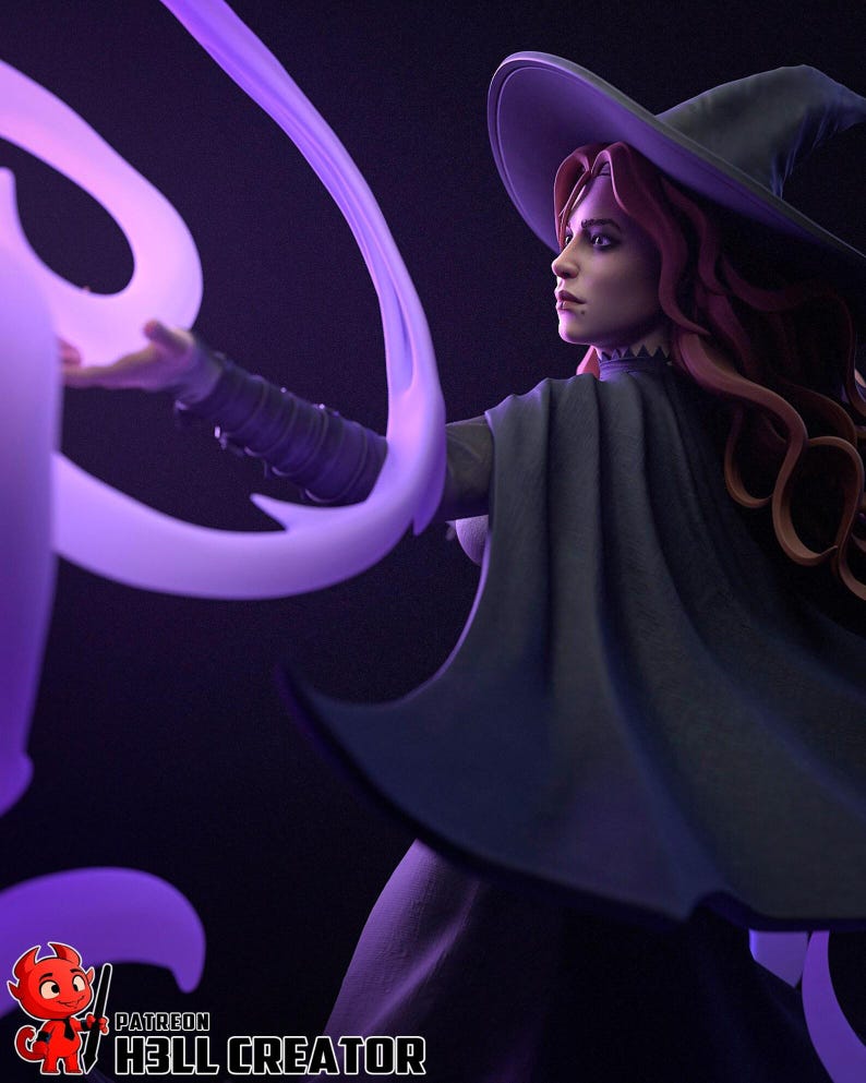 Tasha, Forgotten Realms, Model by H3llcreator Sculpts, 3D Printed Resin ...
