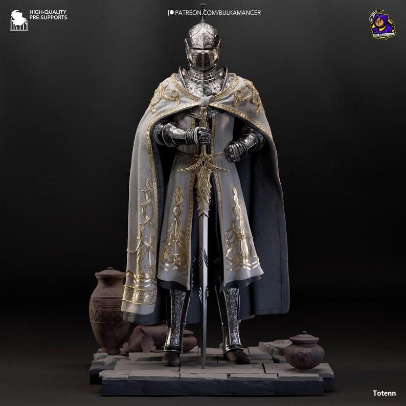 Knight of the Kind Lord, 3D Printed Resin 16K, Hand-painted, 220mm - Etsy