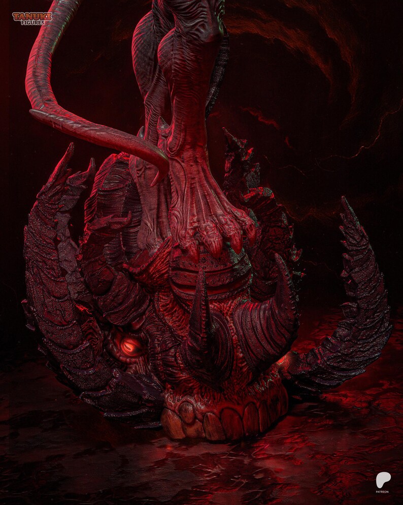 Devilman, 400mm, Resin Model Kit, Painted, 3D Printed Figure - Etsy