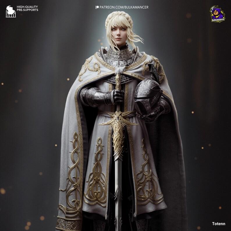 Knight of the Kind Lord, 3D Printed Resin 16K, Hand-painted, 220mm - Etsy