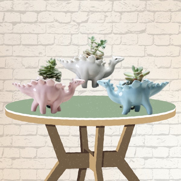 Dinosaur Planter - Etsy UK