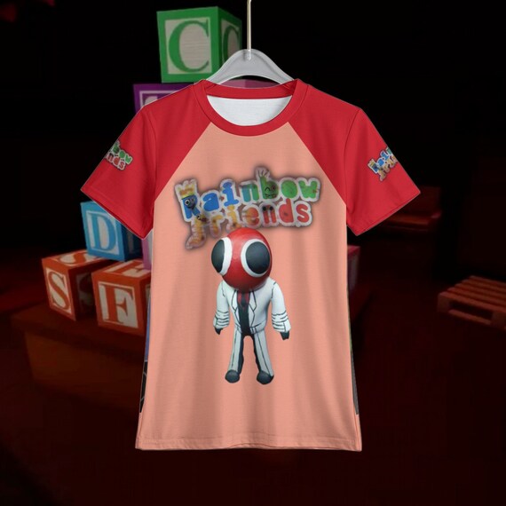 Kids Rainbow Friends Red Shirt - Etsy