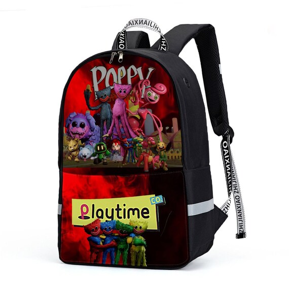 Huggy Wuggy Poppy Playtime Backpack With Reflective Bar - Etsy Israel