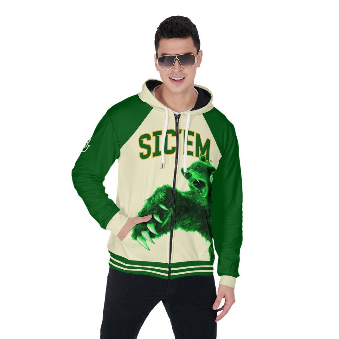 Baylor Sic Em Zip up Hoodie - Etsy