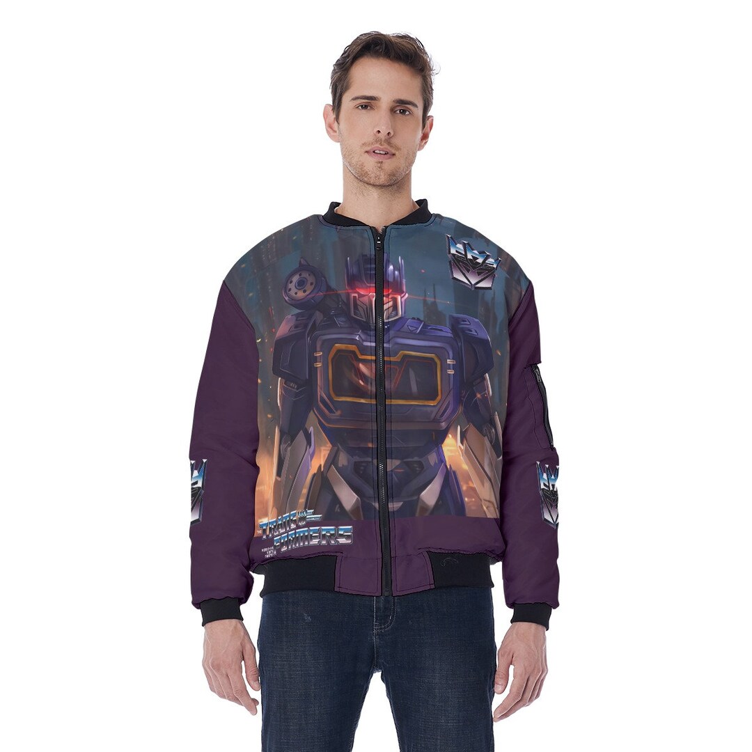 Men's Transformers Soundwave Bomber Jacket - Etsy