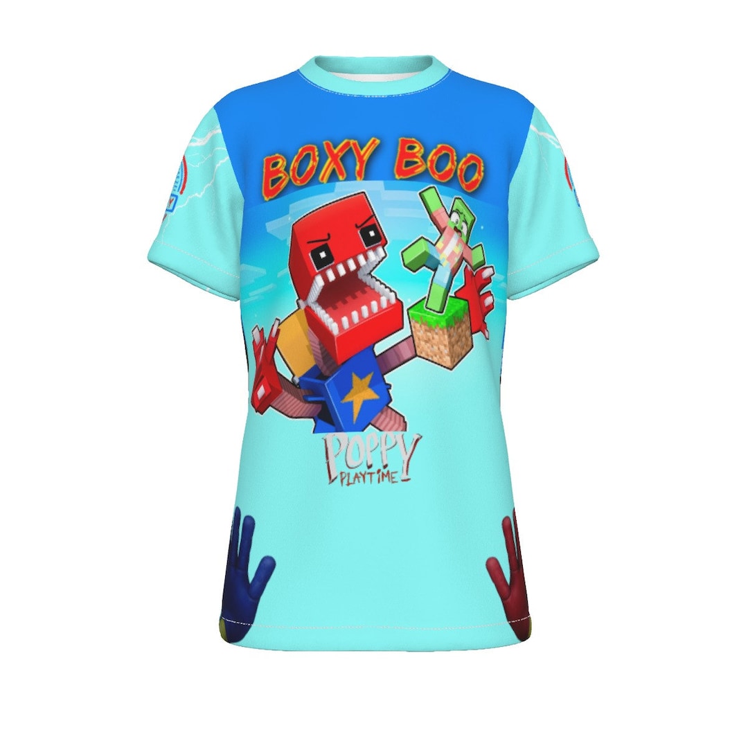 Kids Boxy Boo Shirt Blue - Etsy Canada