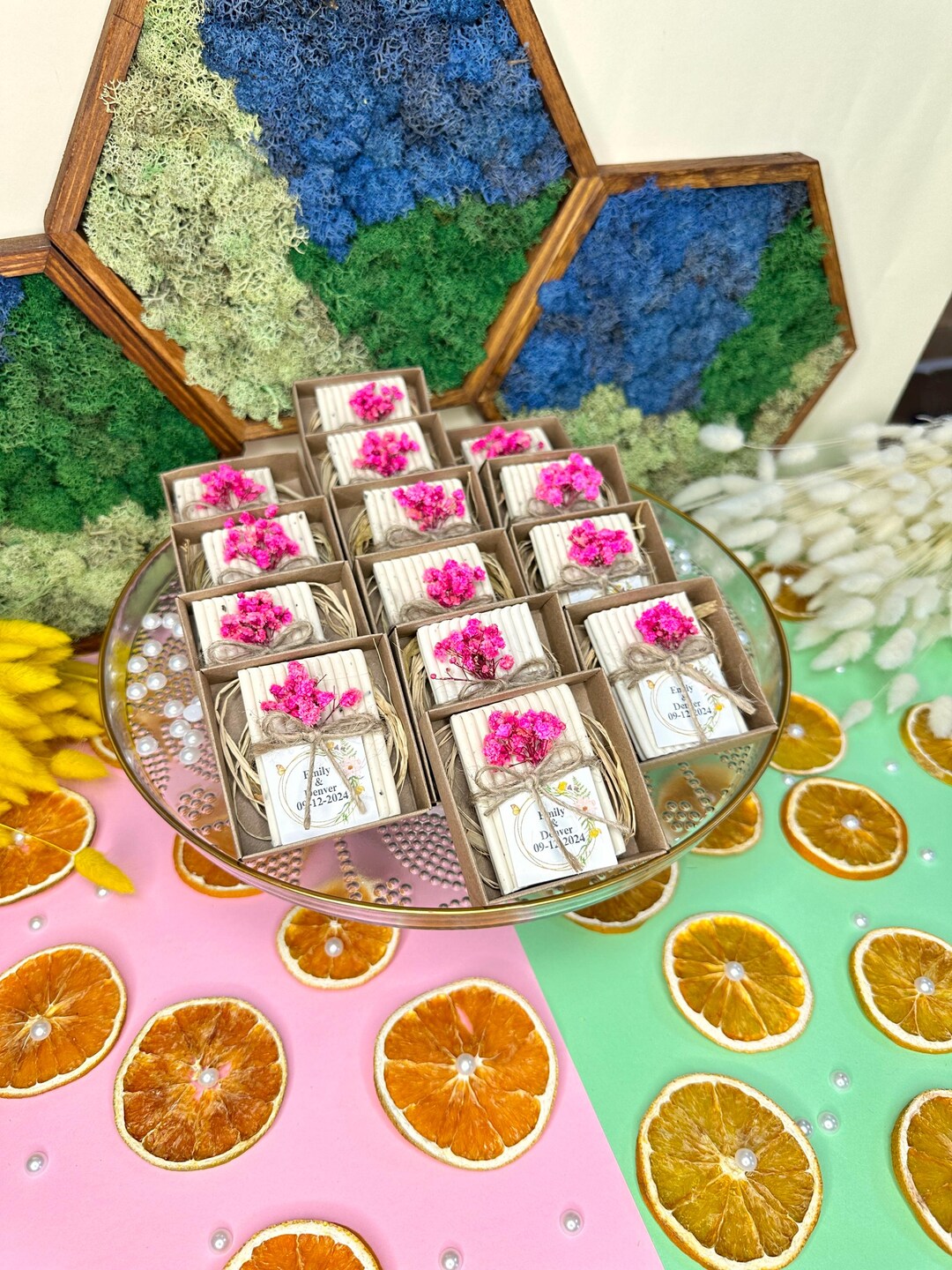 Pink Flowers, Floral Soaps, Girls Night Gifts, Bridesmaid Gifts, 18th ...