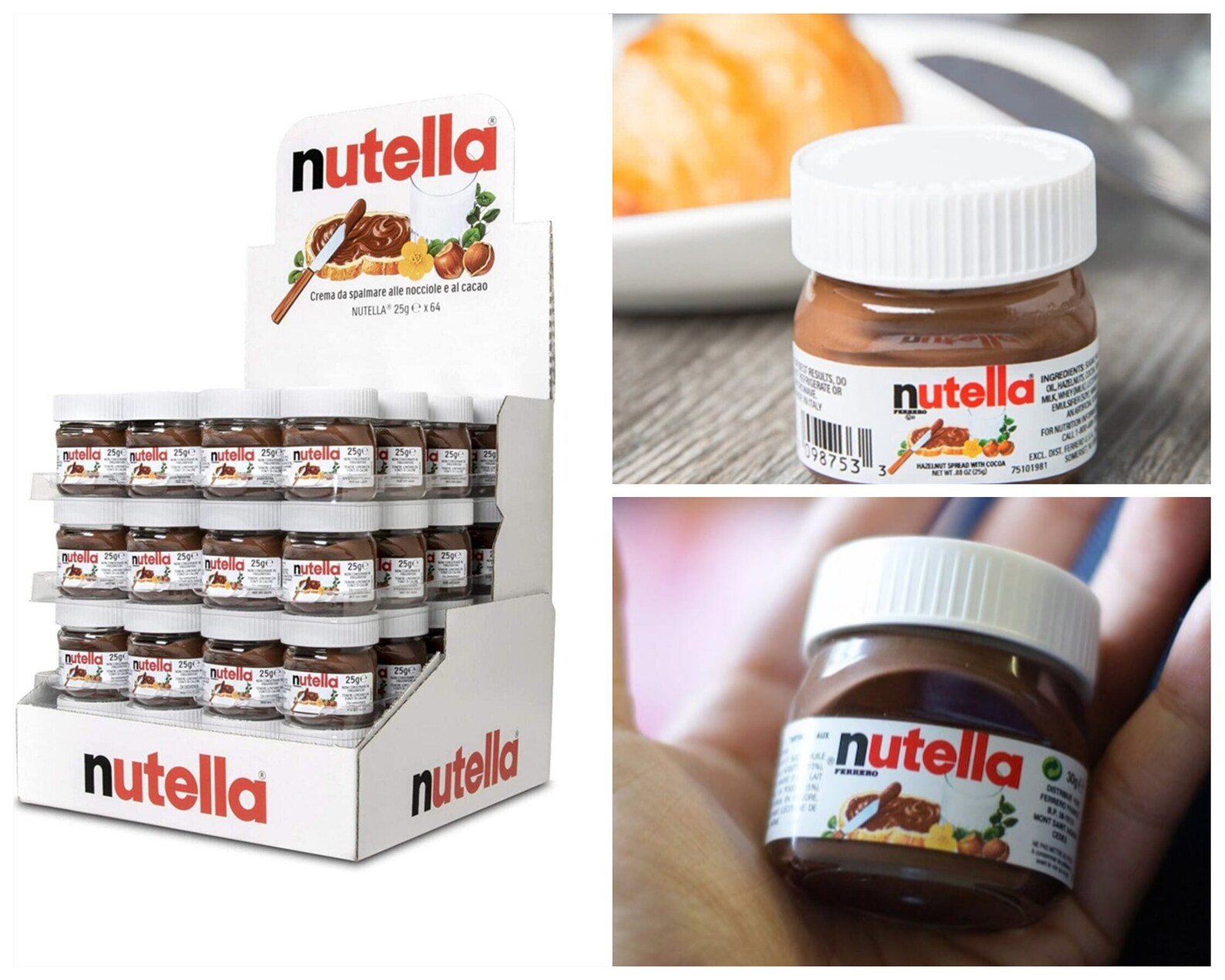 Personalized Nutella Jars Nutella Favors Bridal Shower - Etsy