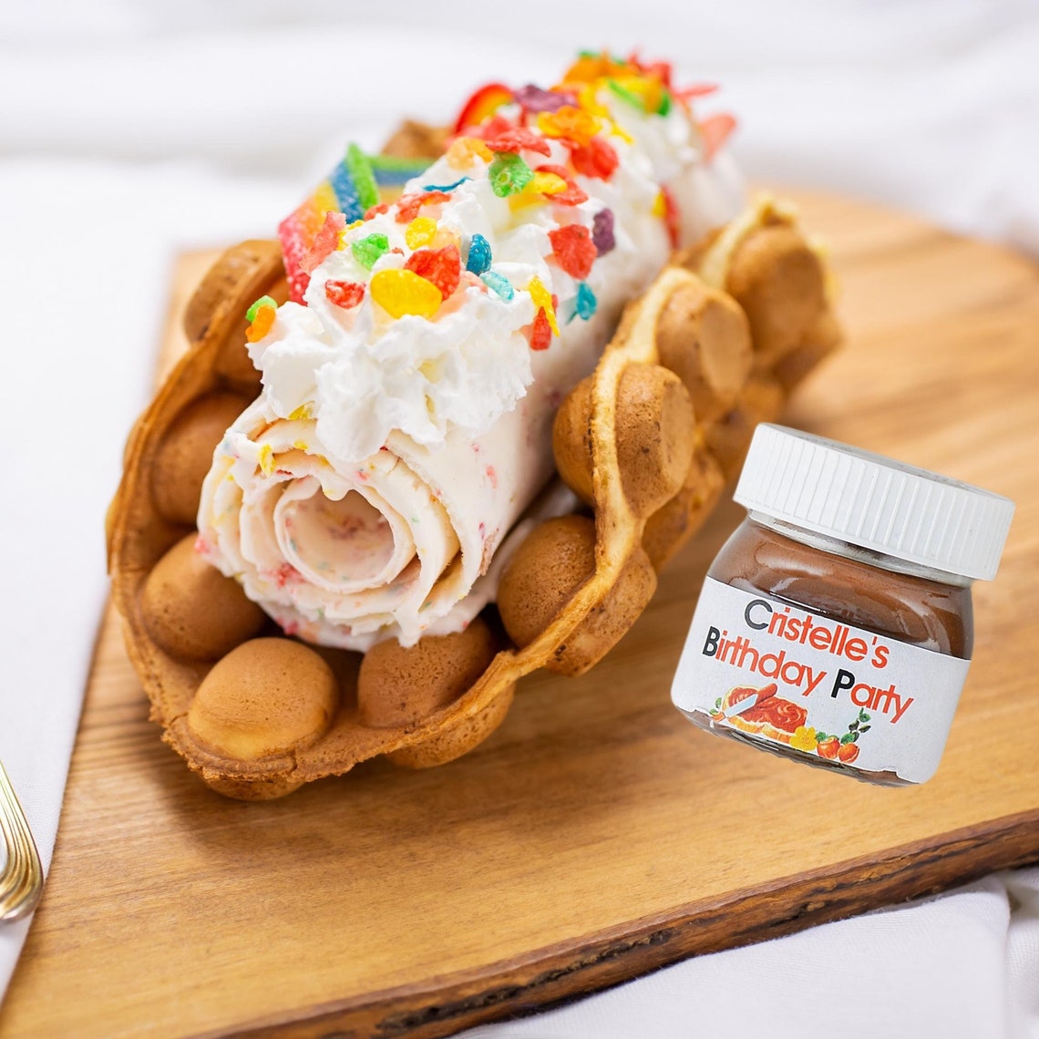 Personalised Mini Nutella Jars, Wedding Favours, Nutella Favours, Party ...