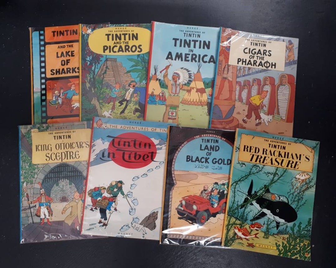 Adventures of Tintin Books Comics Softback & Hardback Various Titles ...