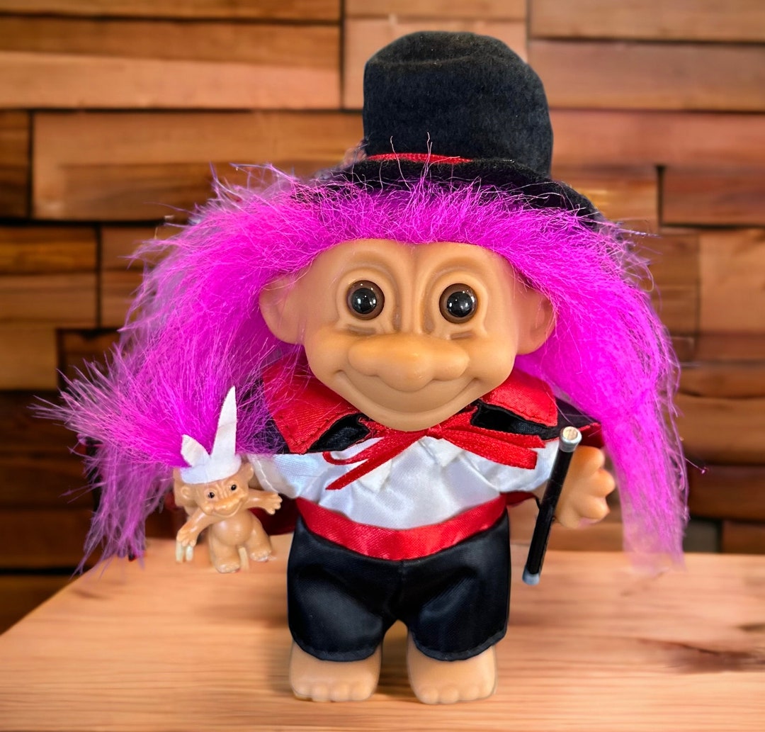 Vintage Troll Doll 4 Russ Troll Magician - Etsy