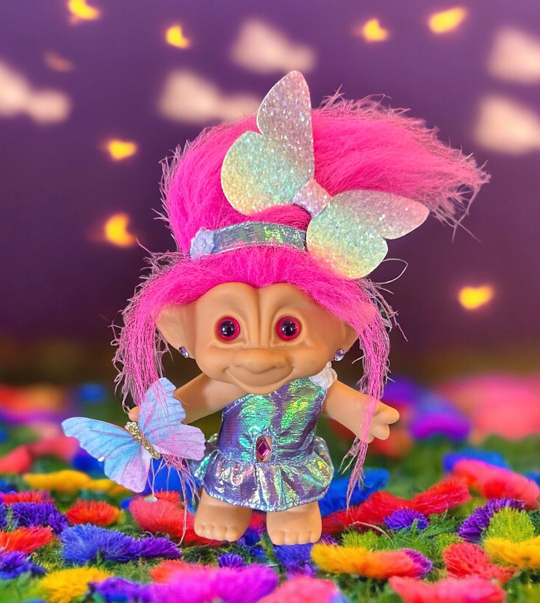 Vintage Troll Doll 4 Ace Troll Butterfly Charmer - Etsy